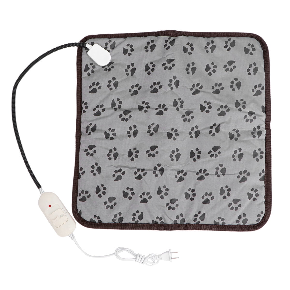 Pet Heating Pad Electric Cat Dog Heater Bed Mat Paw Pattern Chew ...