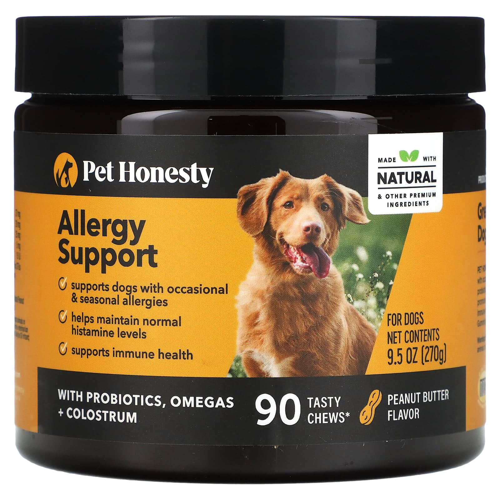 Pet Honesty Dog Allergy Relief ATT1- Advanced Supplement with ...