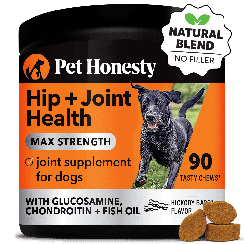 Pet Honesty Dog Hip+Joint Health Max Strength, Bacon, 90 Soft Chews ...