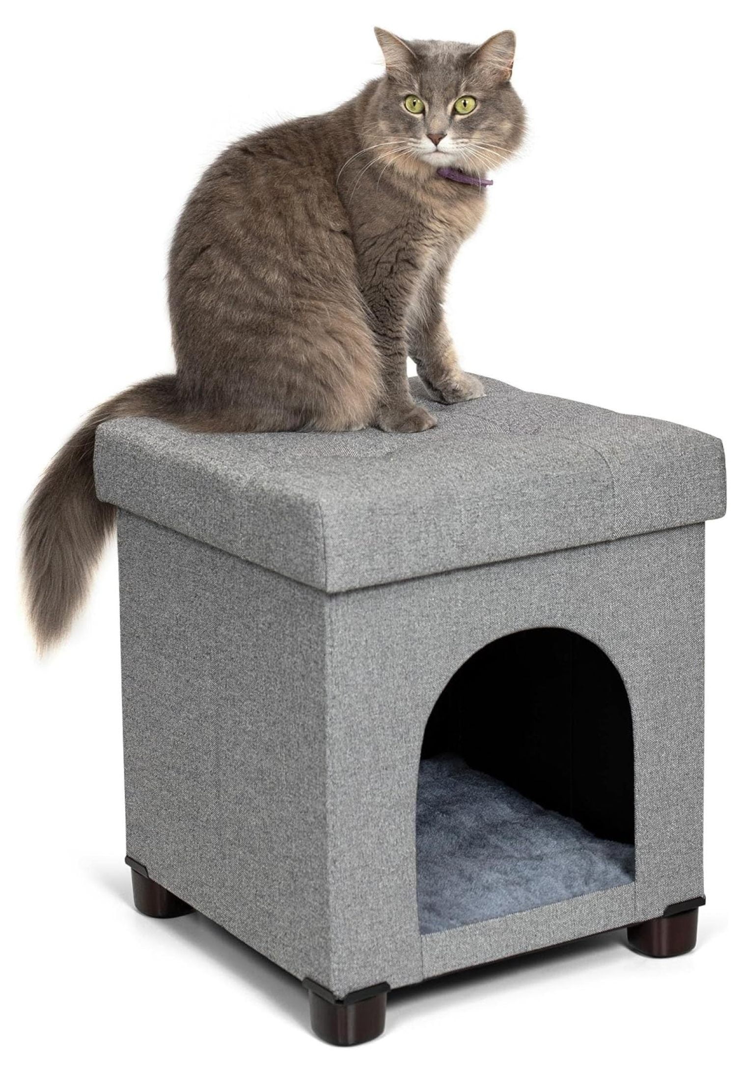 Pet House Ottoman - Cube - Cat or Dog Furniture Bed - Footstool - Extra ...