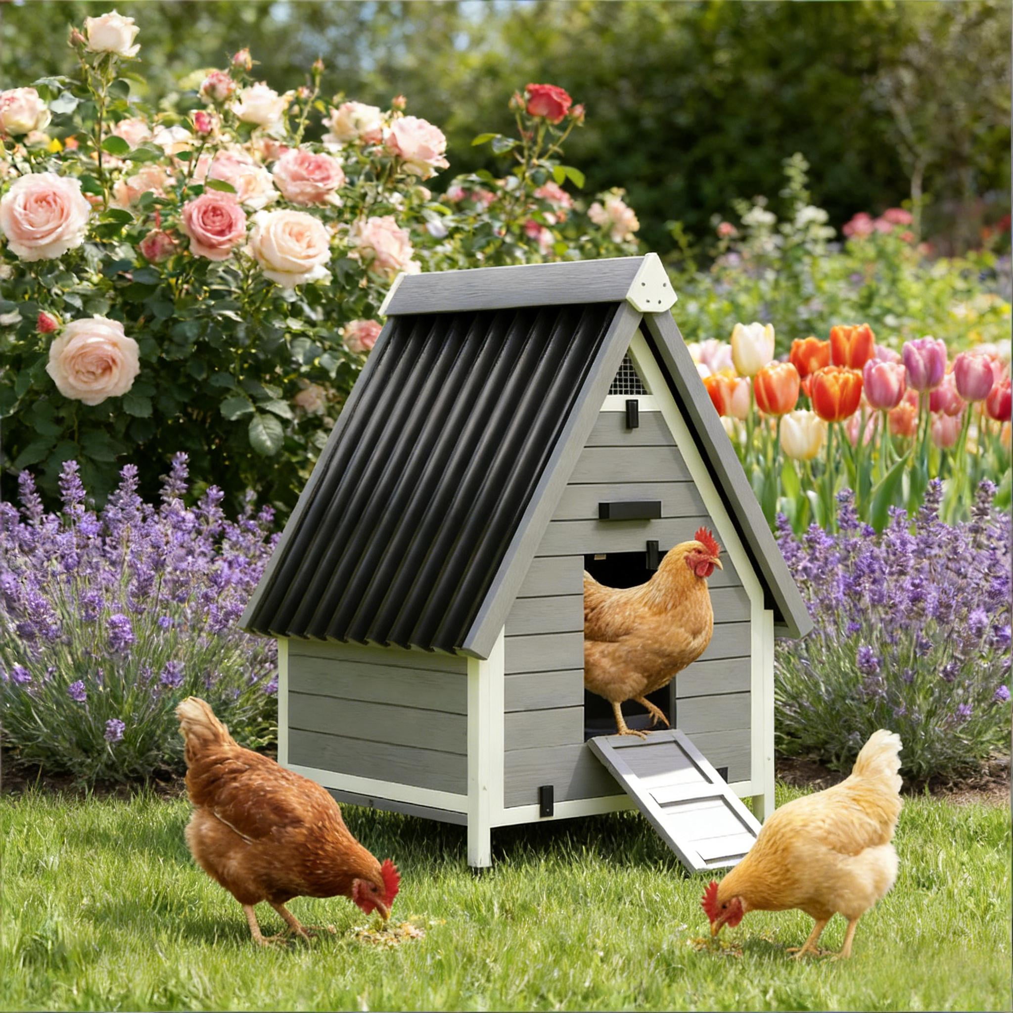 Pet House Wooden Chicken Coop - Walmart.com