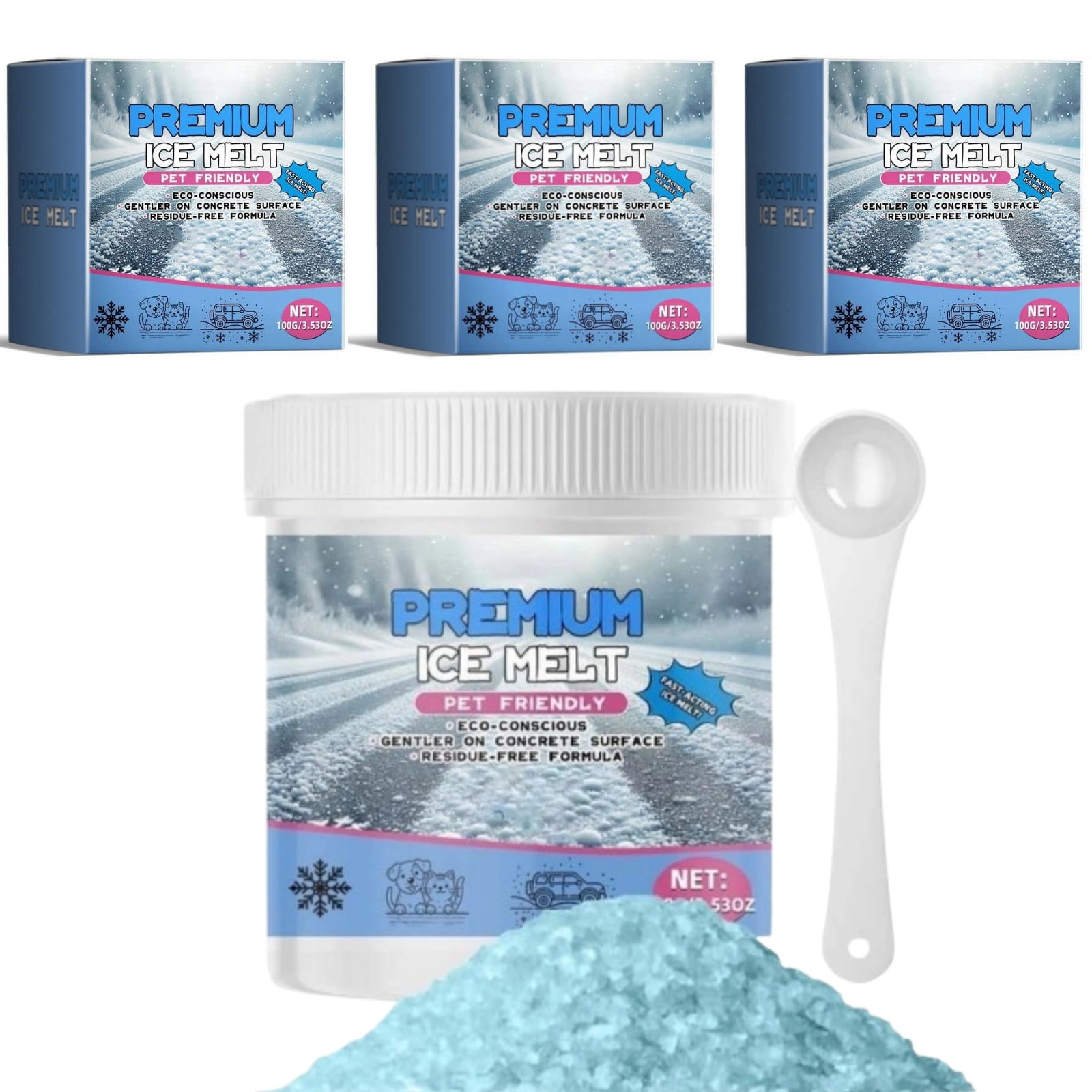 Pet Ice Melt For Concrete Snow Ice Melt Pet Friendly For Snow And Ice ...