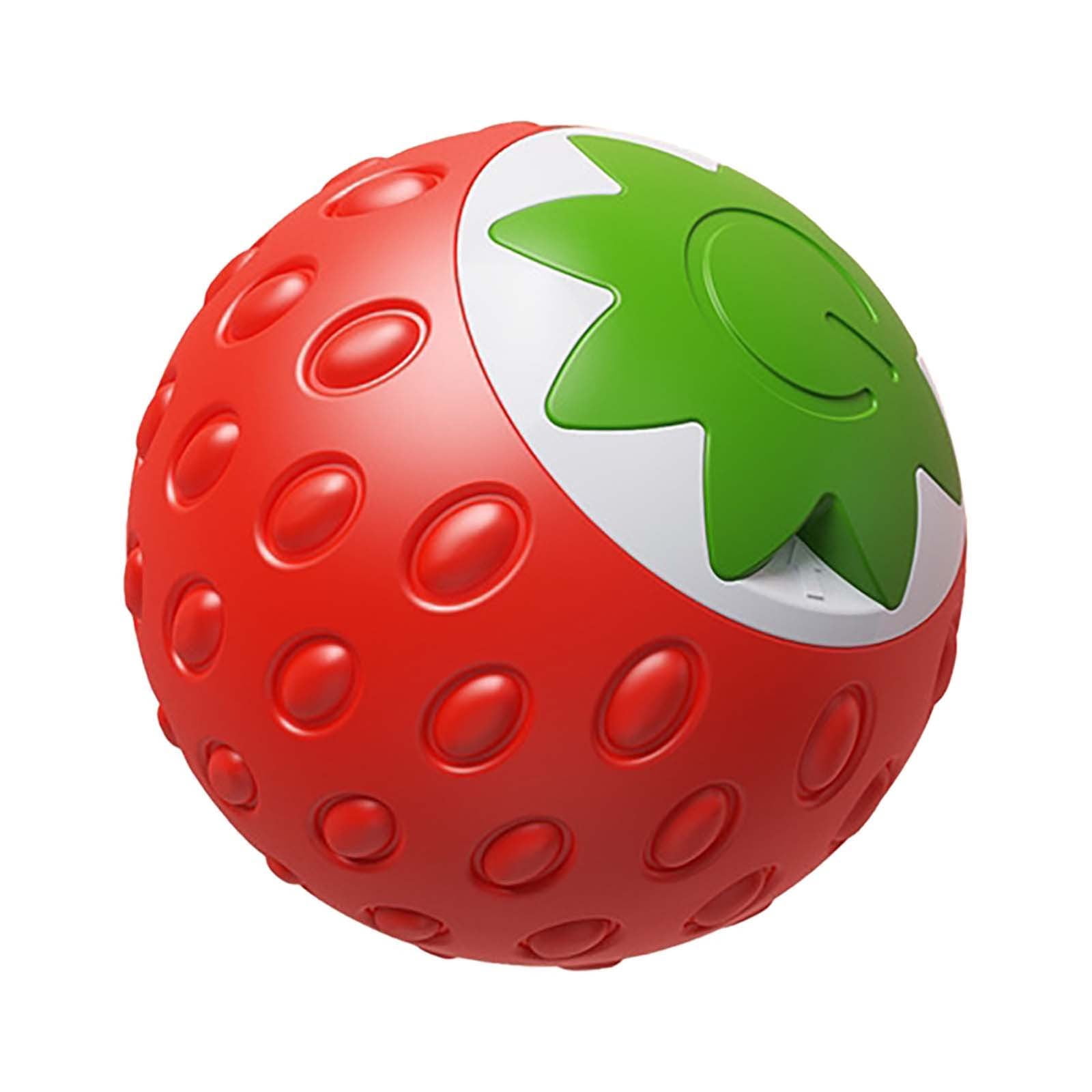 Pet Interactive Strawberry Roll Orange Dynamo Auto Rolling Cat Toy ...