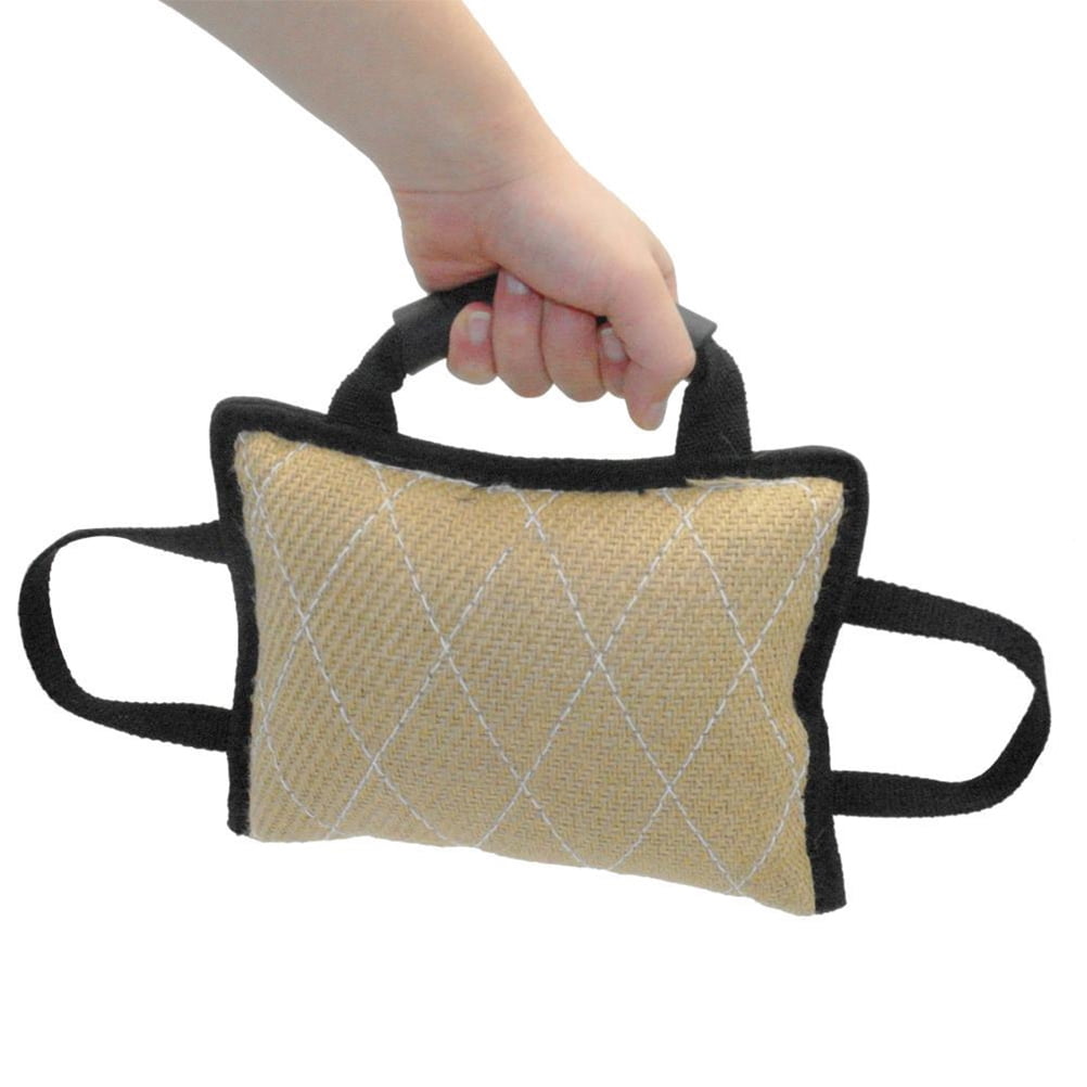 Pet Interactive Toys, 3 Handles Dog Bite Tug Toys Bite Pillow Outdoor ...