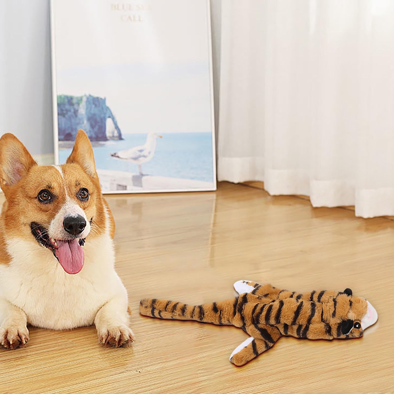 Pet Interactive Toys Plush Dog Toy – Cute No Stuffing Dog Toys for ...