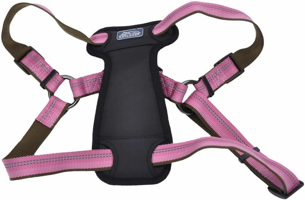 Pet K9 Explorer Reflective Adjustable Padded Dog Harness - Plush Chest ...