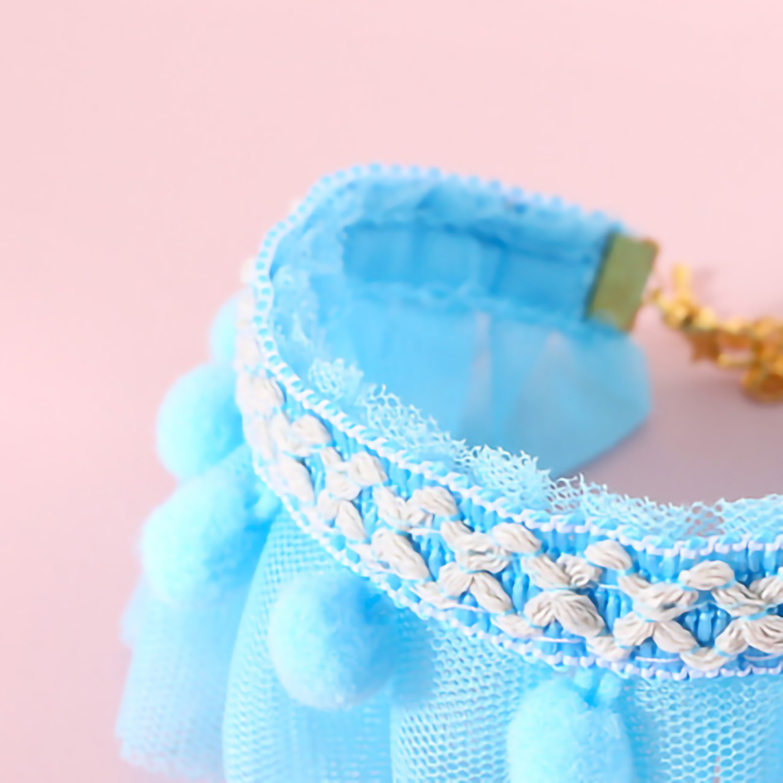 Pet Lace Necklace Brilliant Colors Adjustable Chinoiserie Cat ...