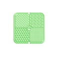 Pet Licking Mat, Green Silicone Suction Slow Feeder Pad, 1 Pack Non ...