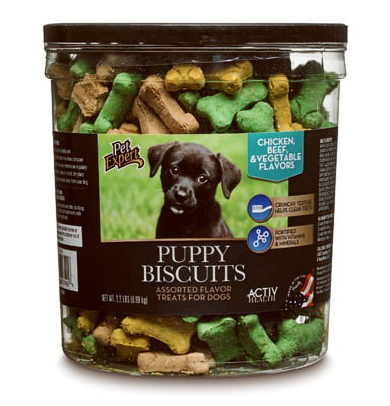 Pet Life 2.2 LB Puppy Assorted Flavor Biscuits Chicken Beef Liver Pean, Each - Walmart.com