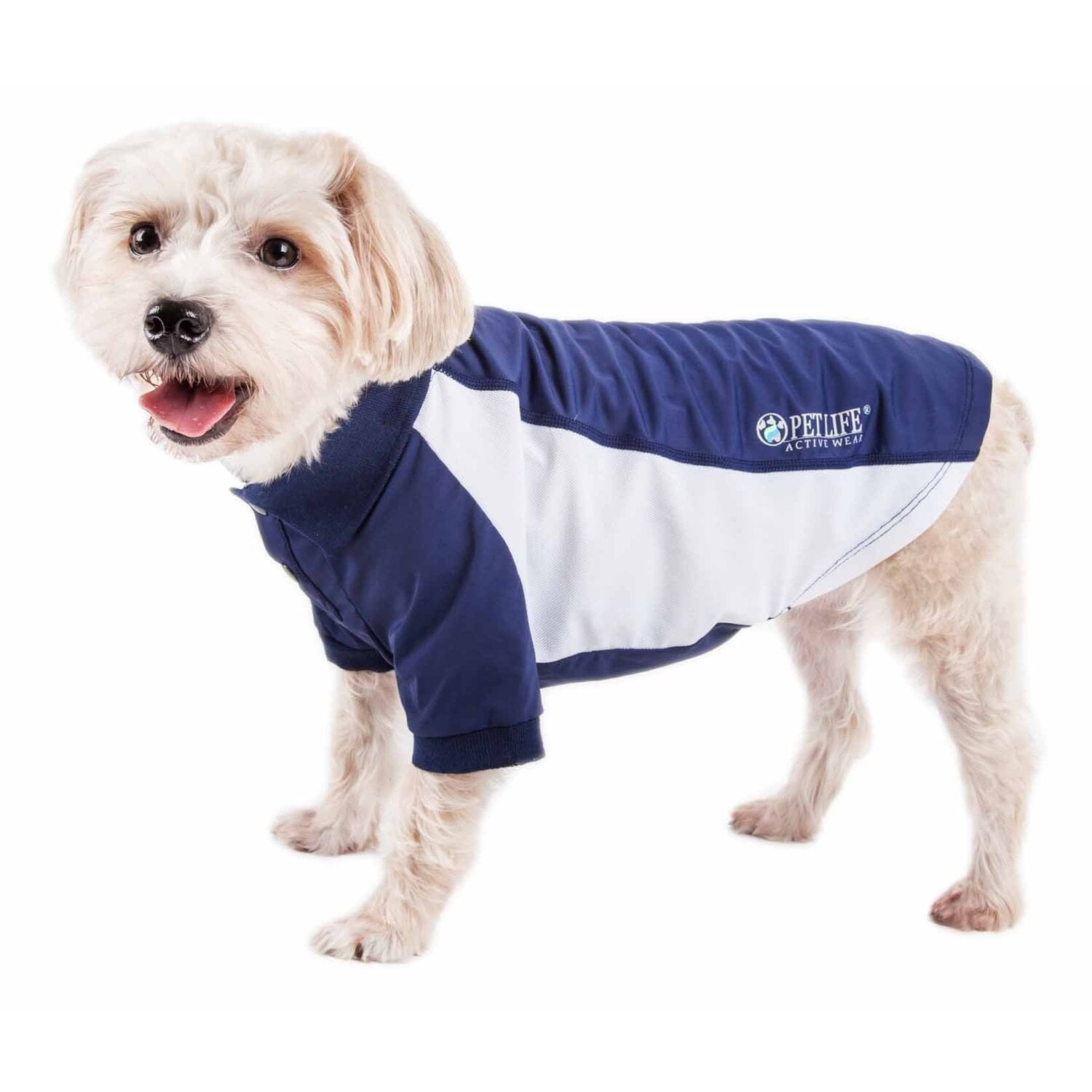 Pet Life ® Active 'Barko Pawlo' Relax-Stretch Quick-Drying Performance ...