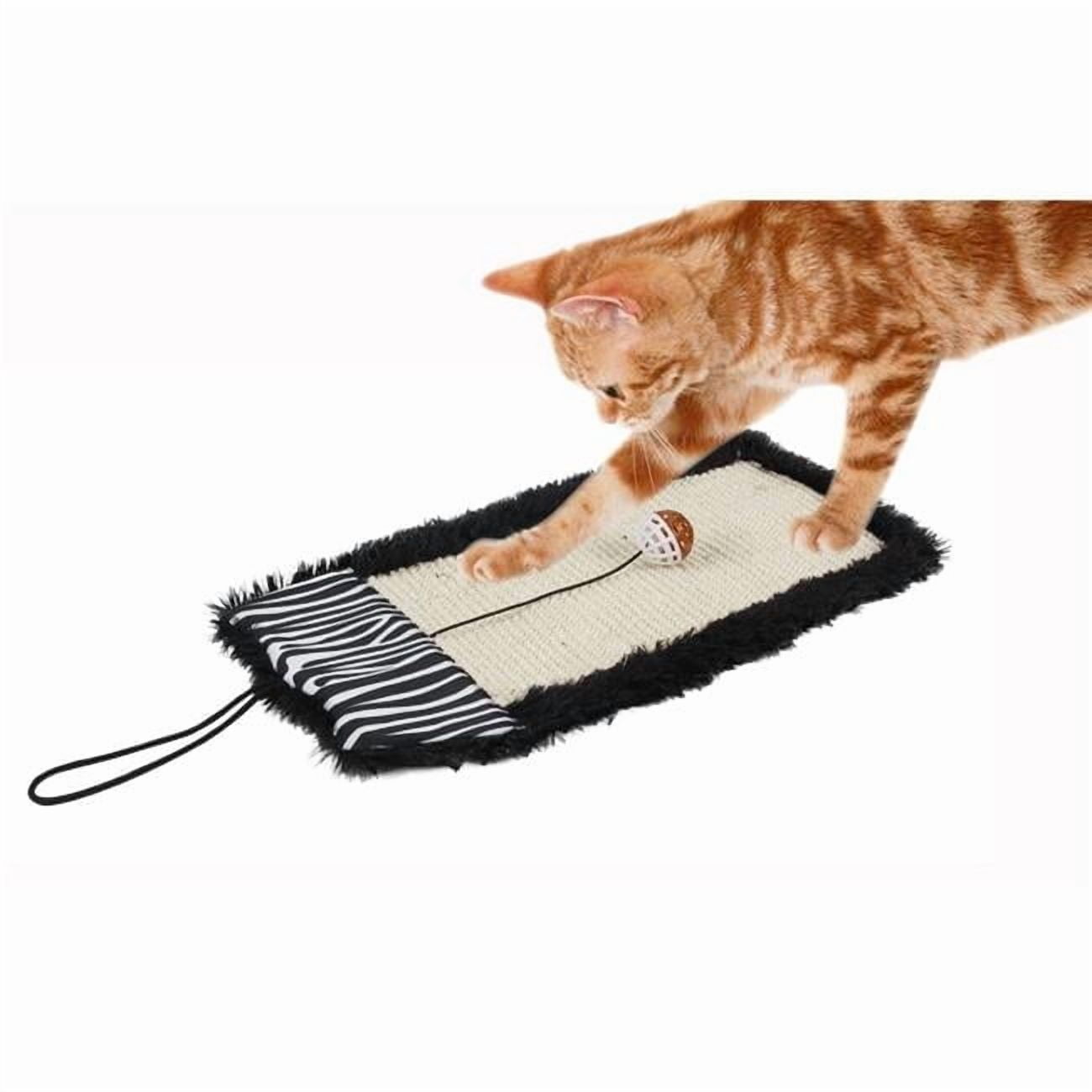 Pet Life ® 'Scrape-Away' Sisal and Jute Hanging Carpet Cat Scratcher ...