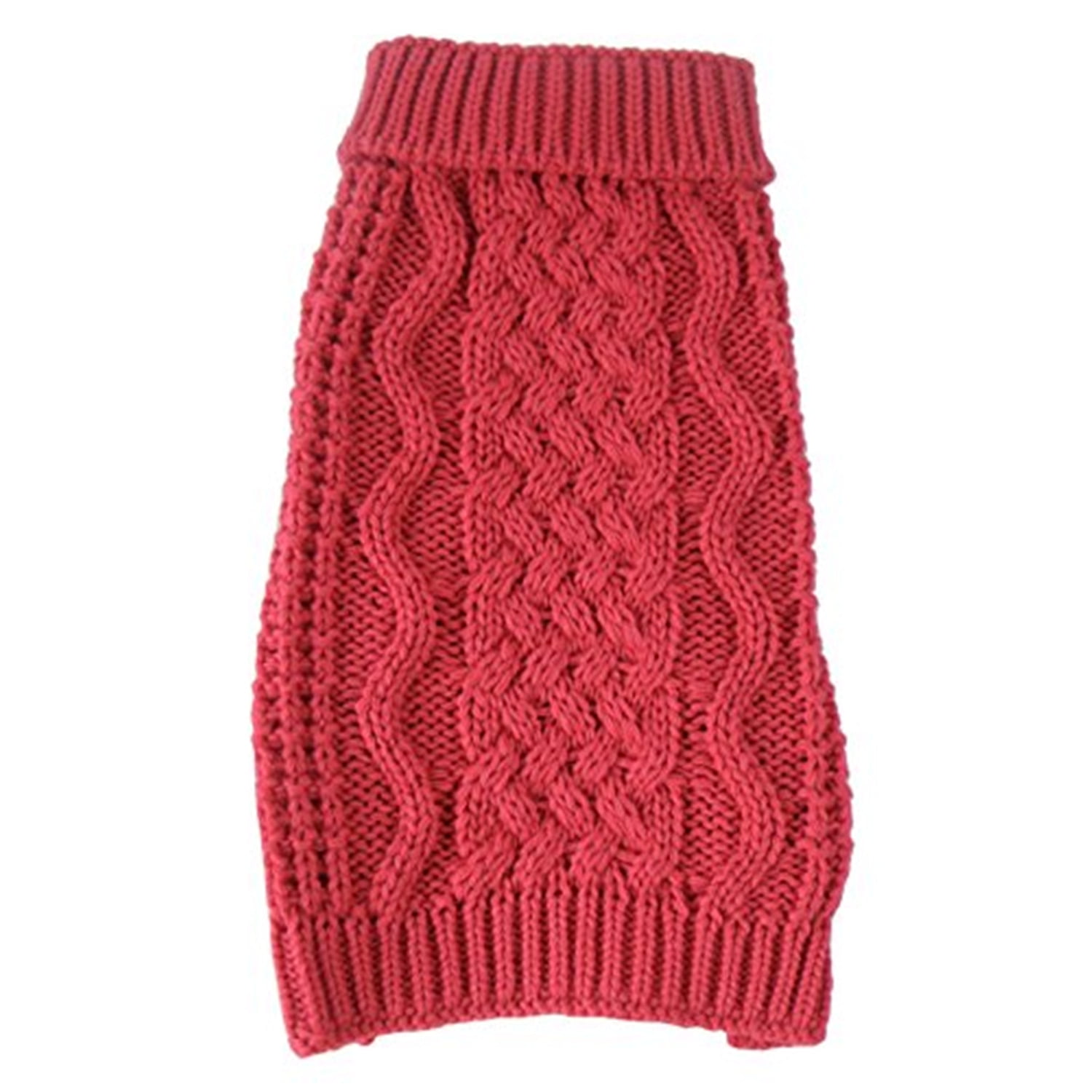 Pet Life ® 'Swivel-Swirl' Heavy Cable Knitted Fashion Designer Dog ...