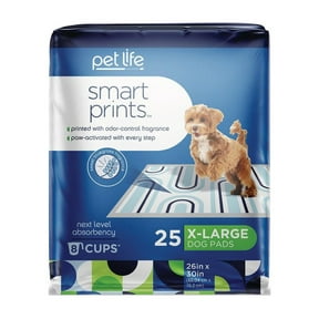 Pet Life Unlimited Dog Pads, Smart Prints, Large, 22" x 22", 40ct ...