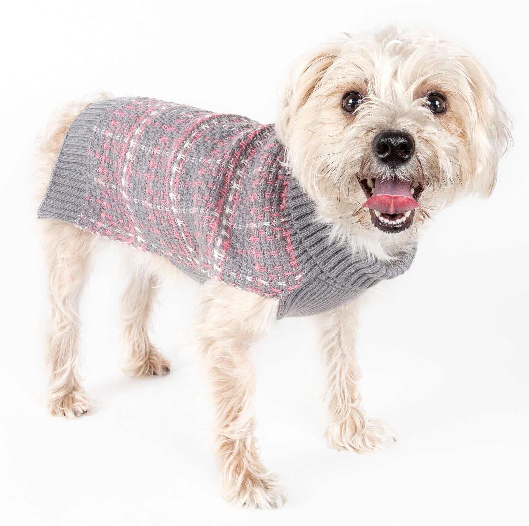 Pet Life ® Vintage Symphony Static Fashion Knitted Designer Dog Sweater ...