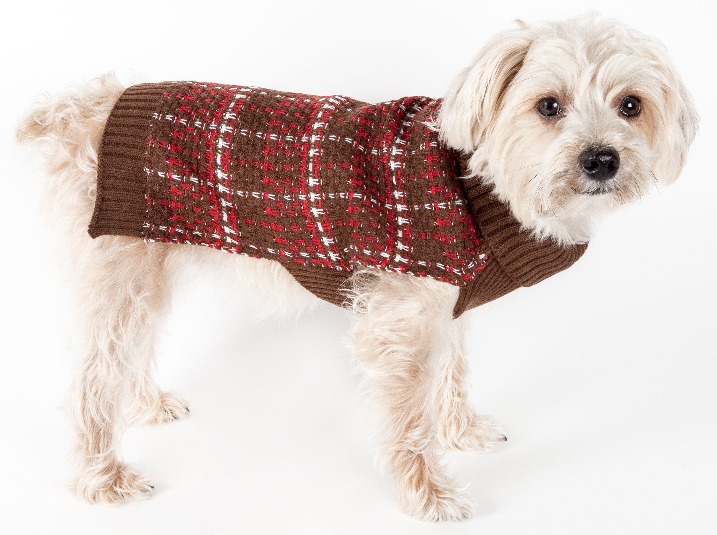 Pet Life ® Vintage Symphony Static Fashion Knitted Designer Dog Sweater ...