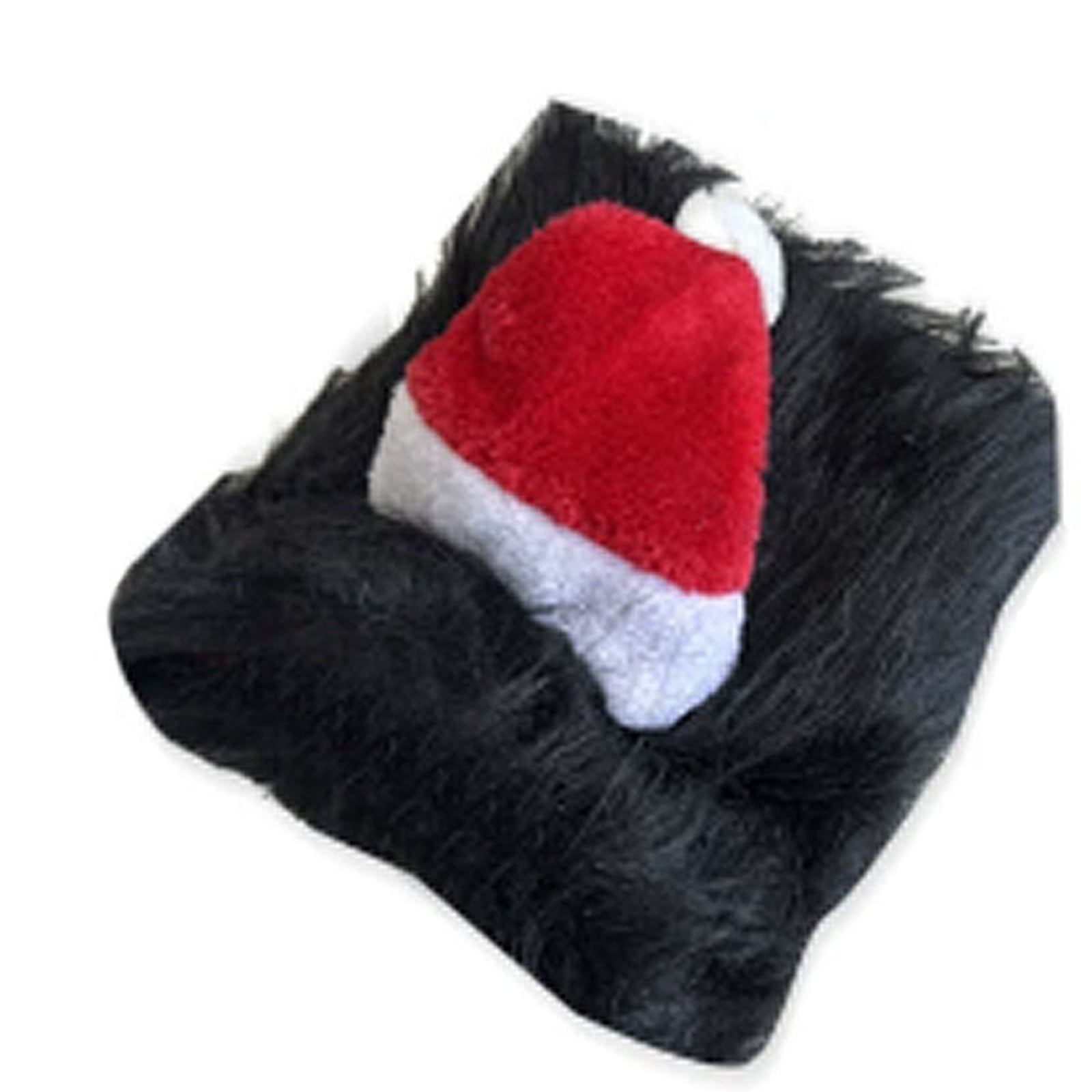 Pet Lions Wigs Christmas Hat Dogs Funny Costume With BeardHoliday Party ...