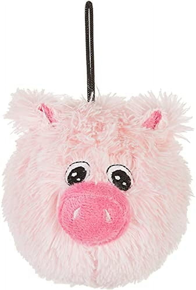 Pet Lou 4 Inch EZ Squeaky Pig, Small, Pink - Walmart.com