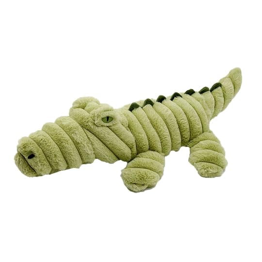 Pet Lou Zoo Friends Alligator, 26-inches Height, Green, Squeak Toy ...