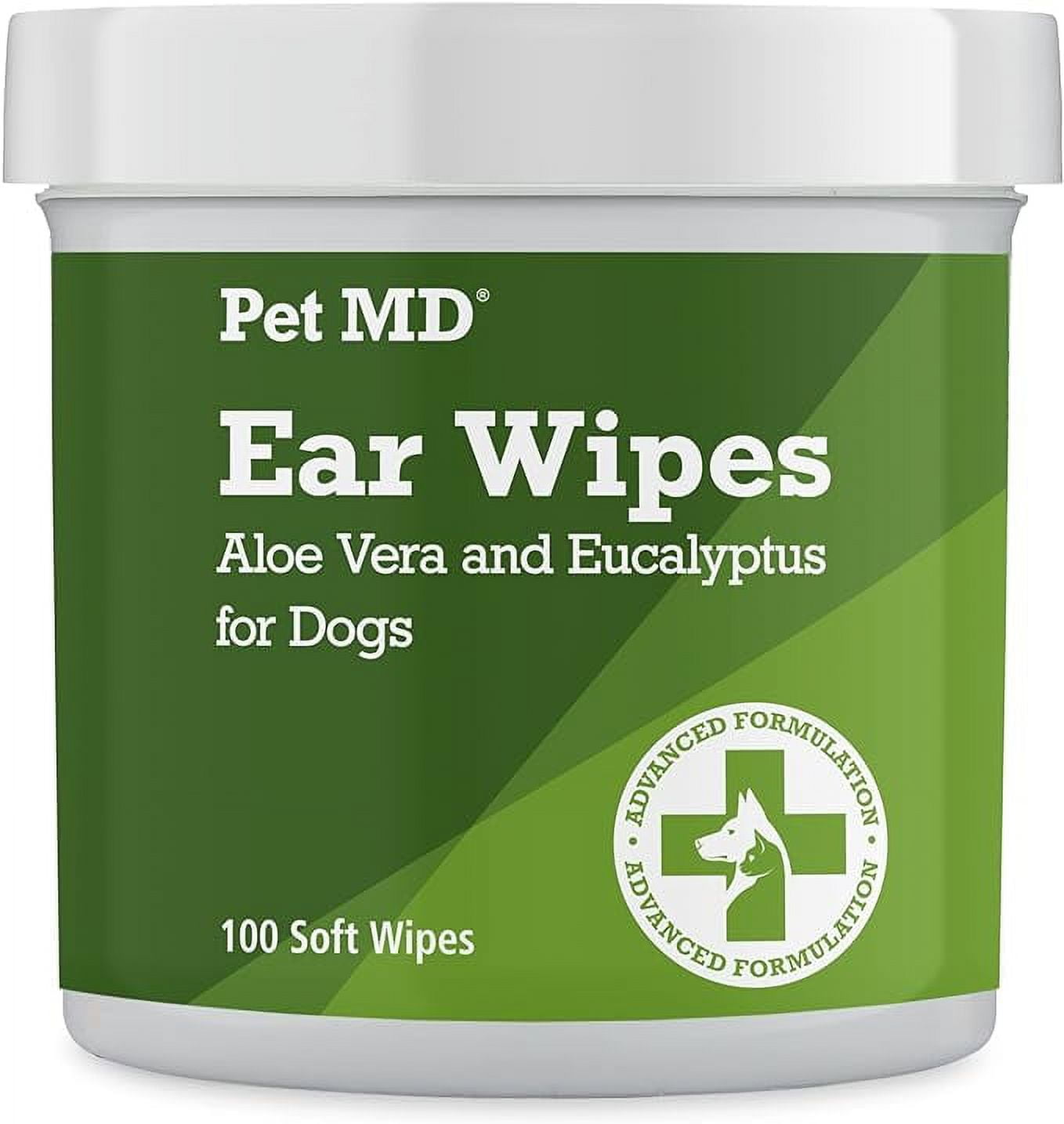 Pet MD - Dog Ear Cleaner Wipes - Otic Cleanser for Dogs to Stop Ear ...