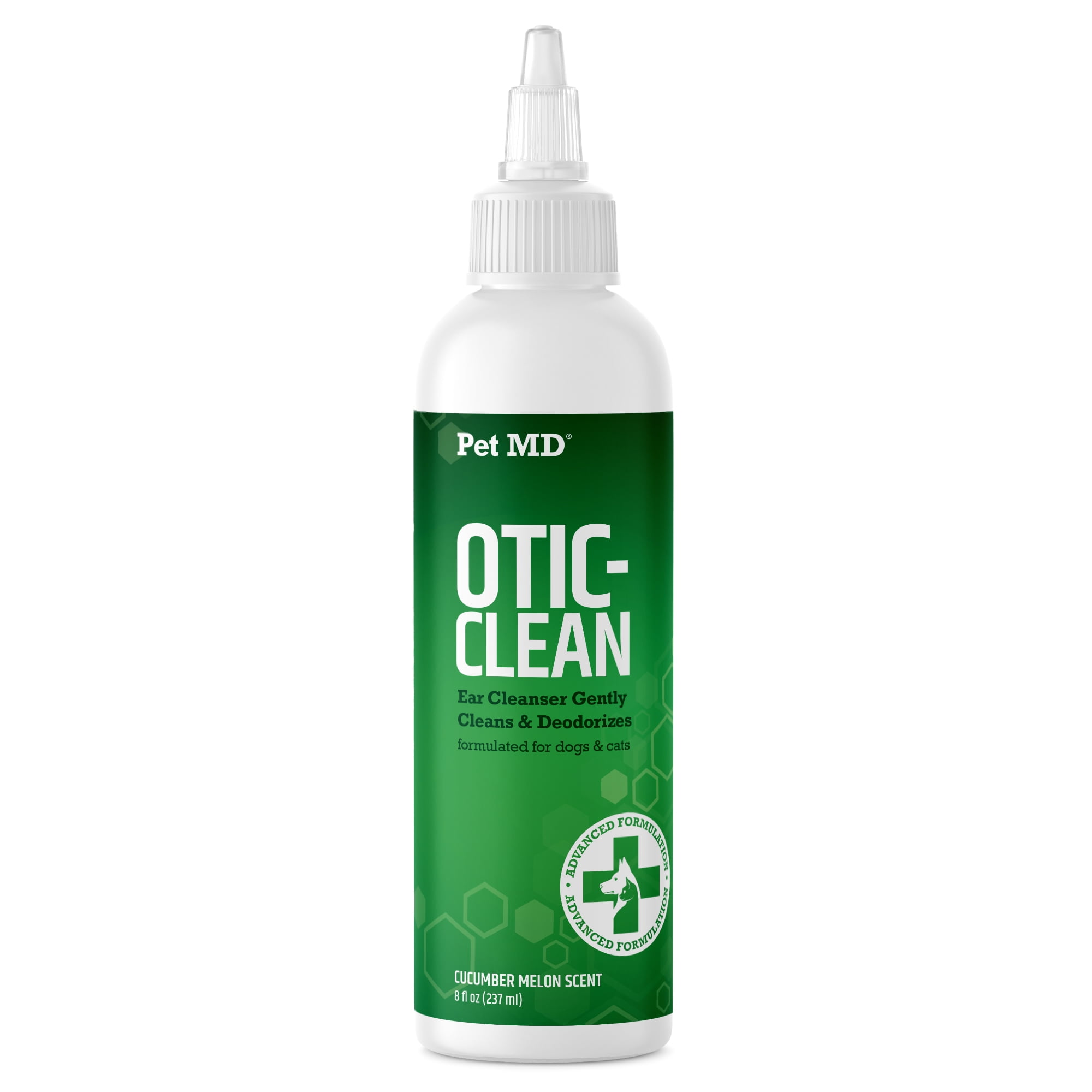 Pet MD Otic Clean Dog Ear Cleaner for Cats and Dogs - Effective Against ...