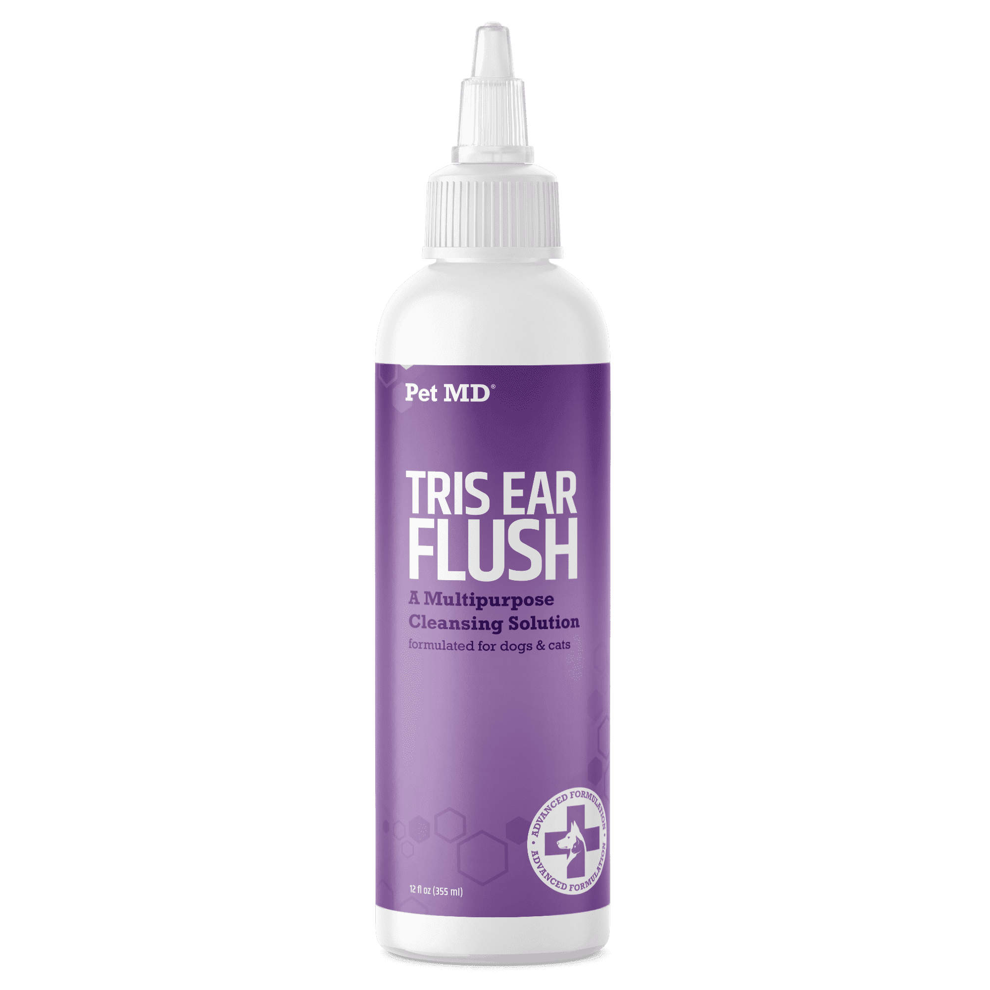 Pet MD Vet Recommended Ear Cleaning Drops - Cat & Dog Ear Infection ...
