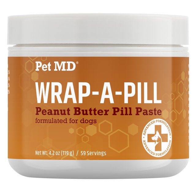 Pet MD Medicine Assist Peanut Butter Flavored Pill Paste for Dogs - 59 ...