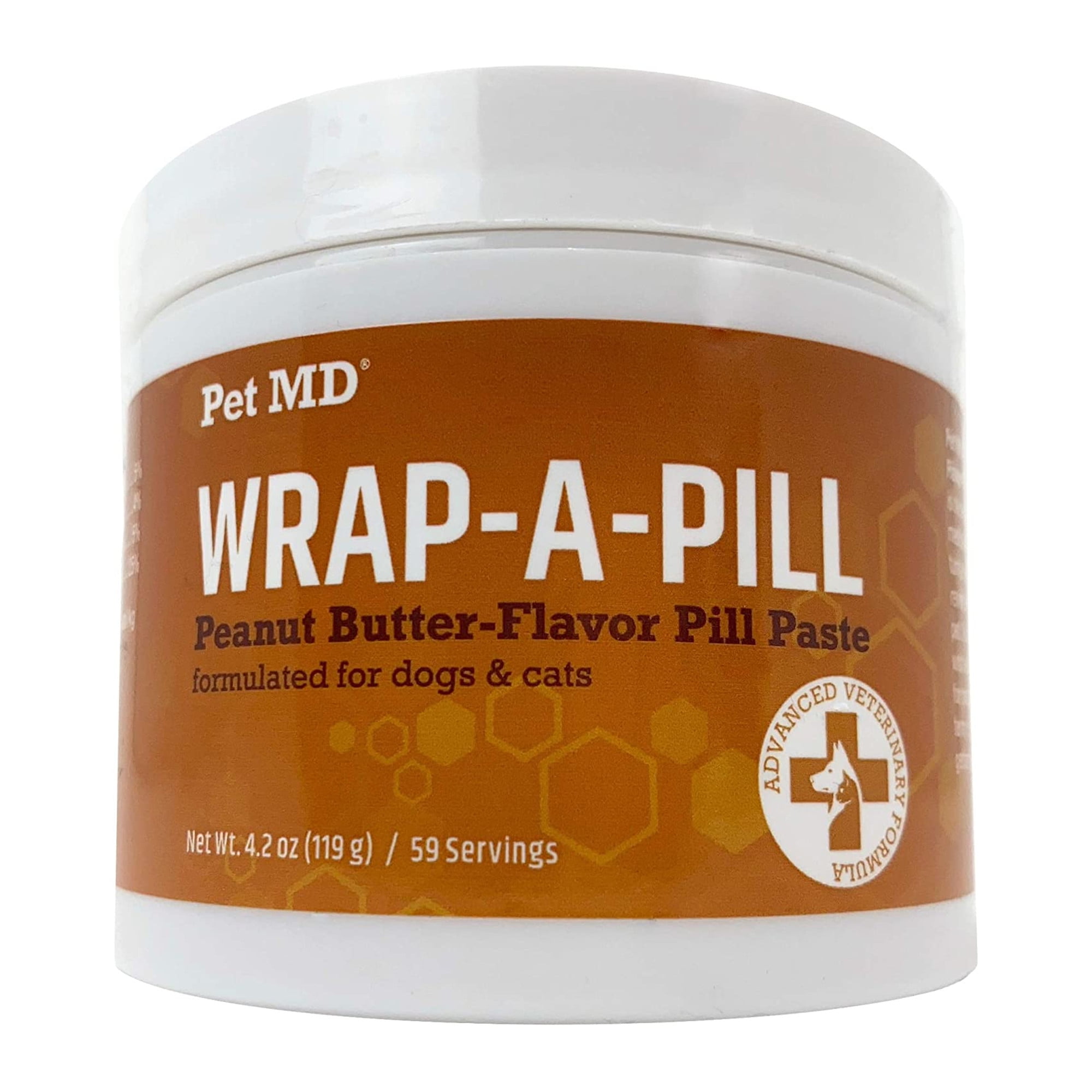 Pet MD Wrap A Pill Peanut Butter Flavored Pill Paste for Dogs - Make a ...