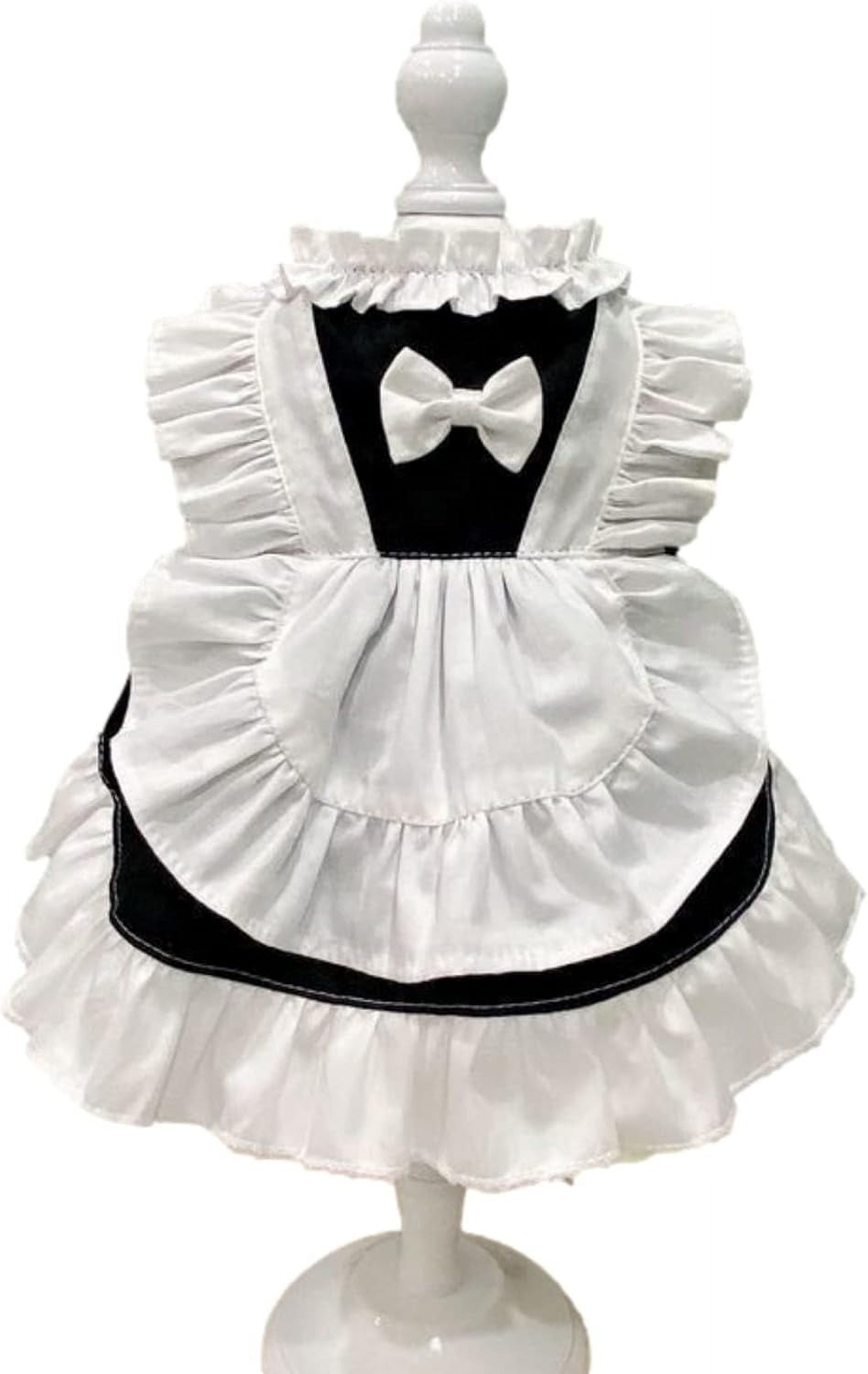 Pet Maid Outfit Cat Princess Dresses Adorable Costume for Cats Dogs ...