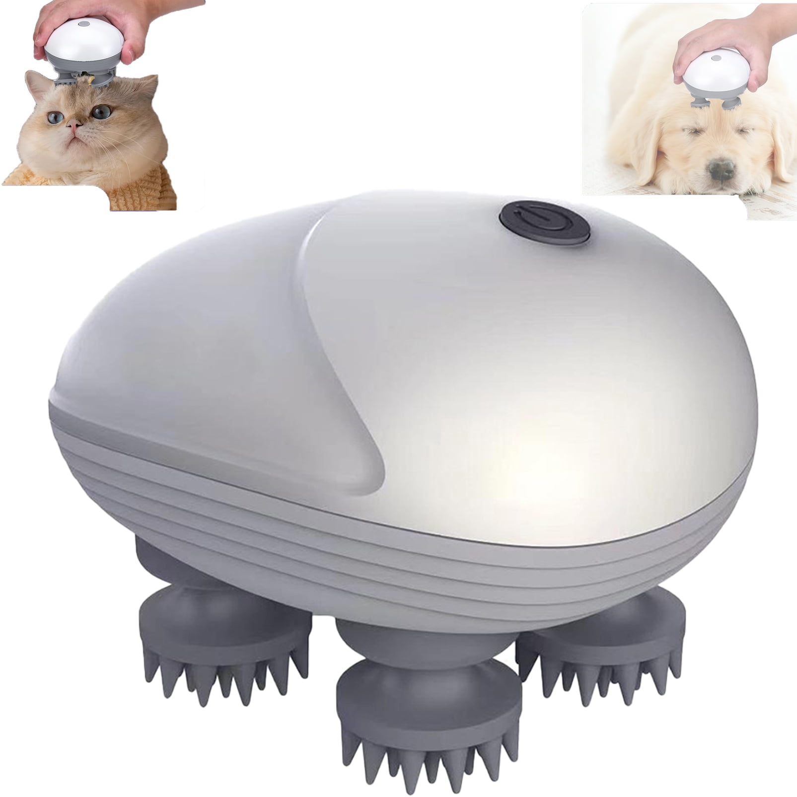 Pet Massager, Cat Handheld Massager, Electric Dog Massager, IPX7 ...