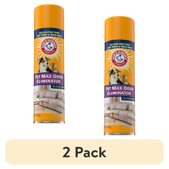 (2 pack) Arm & Hammer Pet Max Odor Eliminator for dogs and cats, 15oz. - Walmart.com