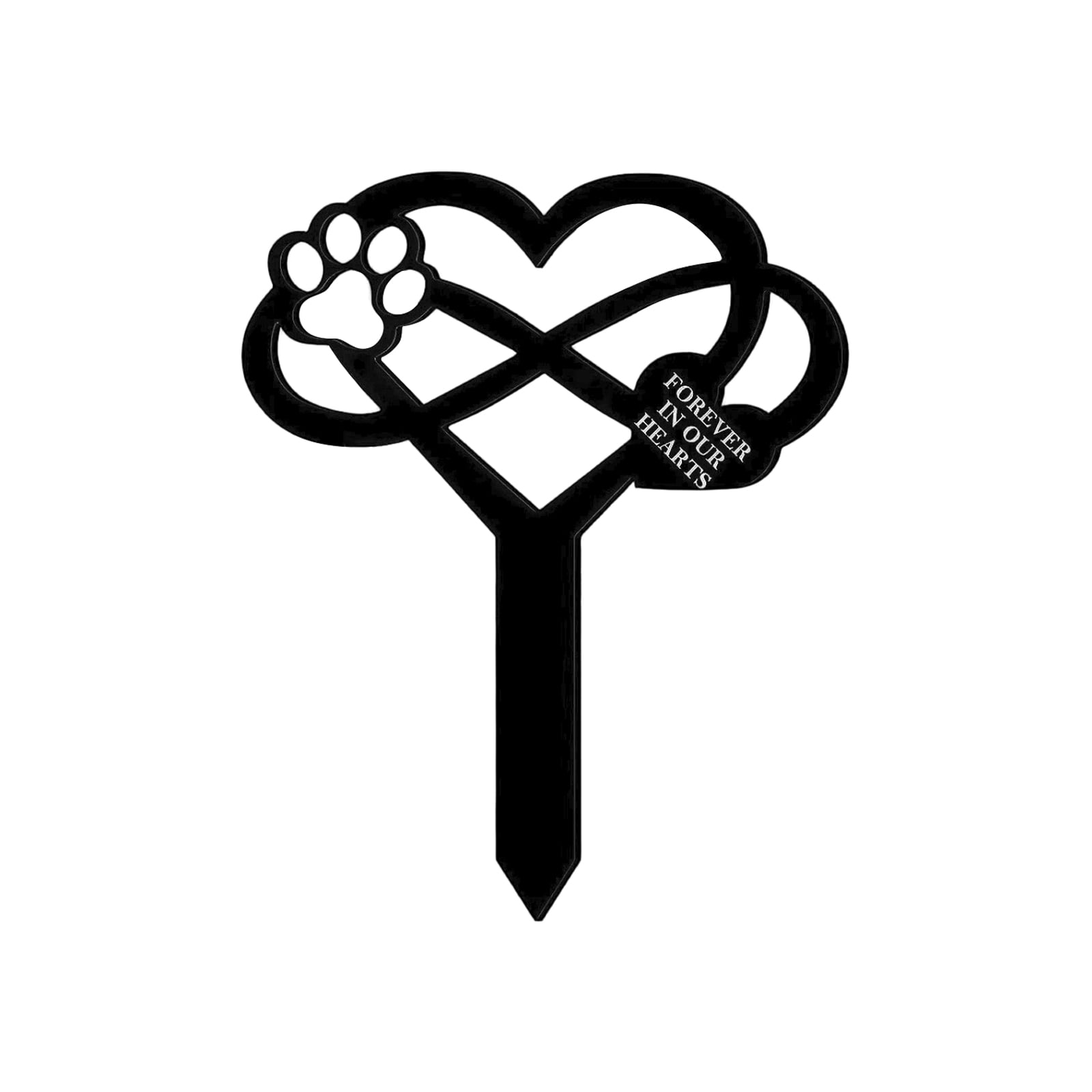 Pet Memorial Cross Outdoor Garden Grave Marker Plaque for Cemetery ...