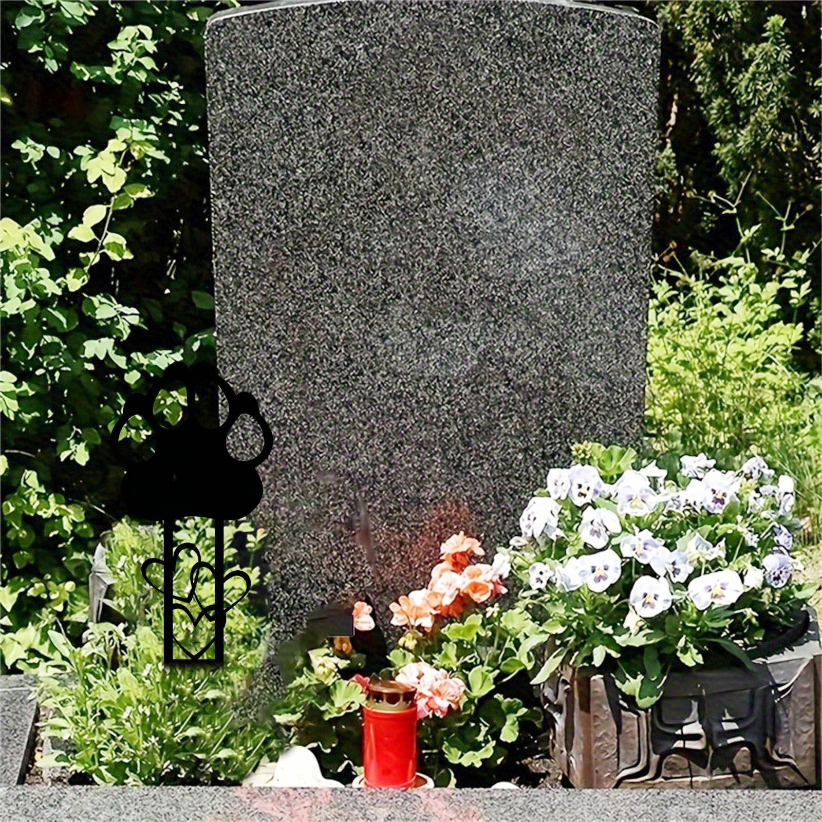 Pet Memorial Graves Markers for Dogs Cats Pet Cemetery Headstones ...