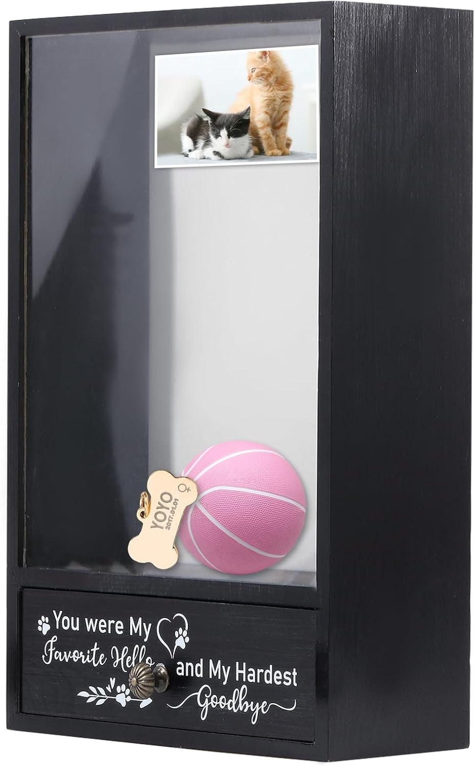 Pet Memorial Shadow Box Pet Memorial Gift Frame Dog Picture Frame ...