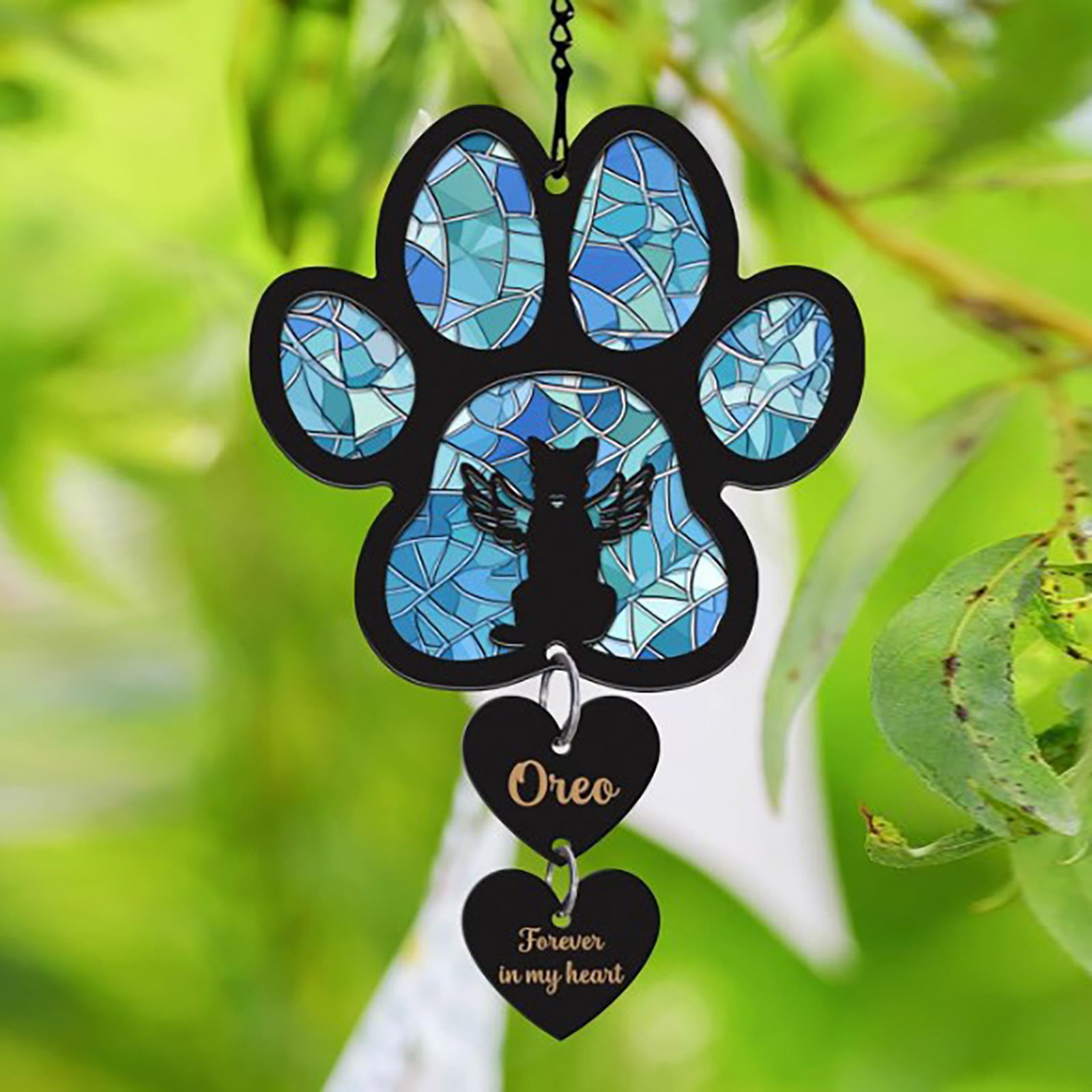 Pet Memorial Suncatcher Pet Memorial Suncatcher With Custom Dog Breed ...