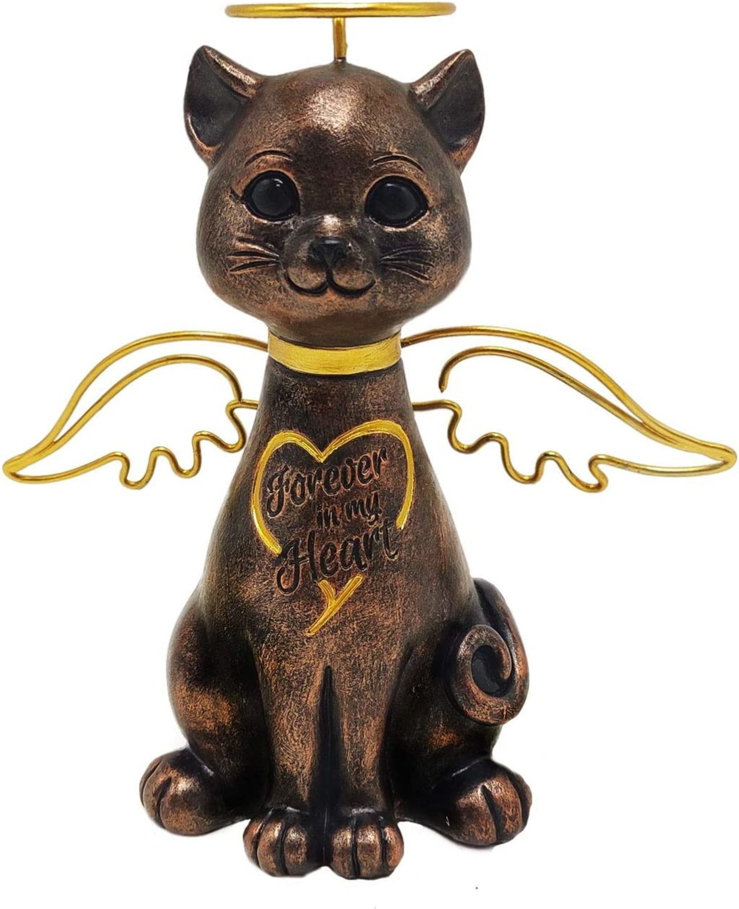 Pet Memorial for Cats Angel Cat Statue Sympathy Gift for Cat Lovers ...