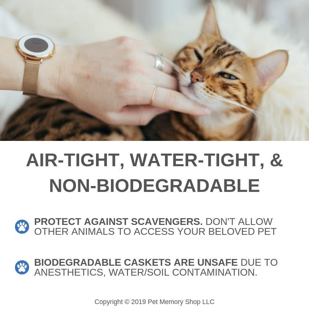 Pet Memory Shop Classical Pet Casket – Safe, Durable and Elegant Burial ...