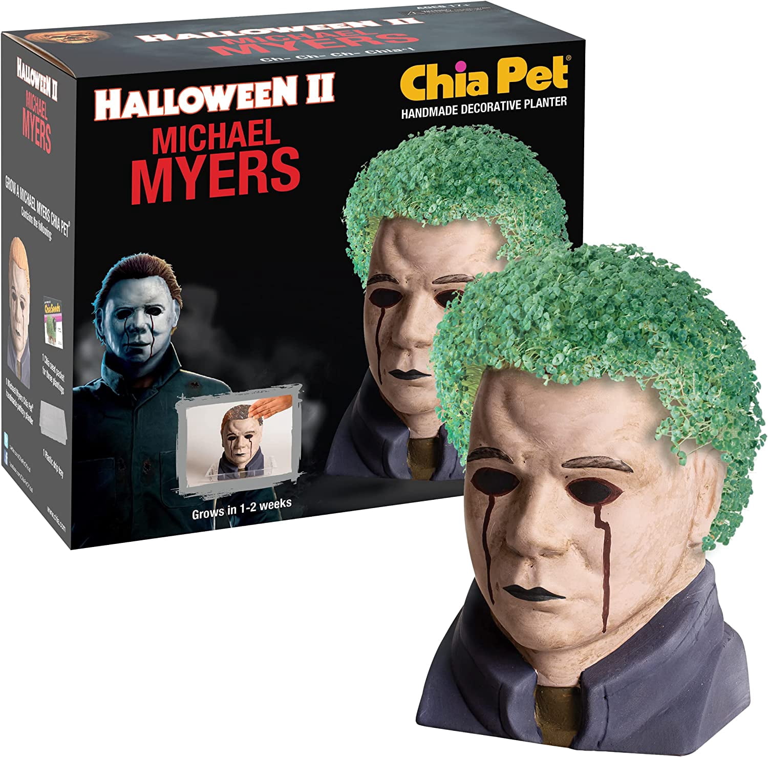 Pet Michael Myers with Seed Pack, Decorative Pottery Planter, Easy to ...