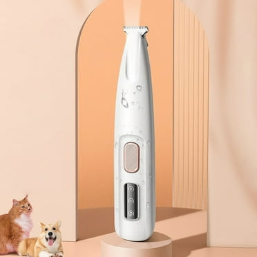 New Dog Paw Trimmer with LED Light Fully Waterproof Pet Hair Trimmer ...
