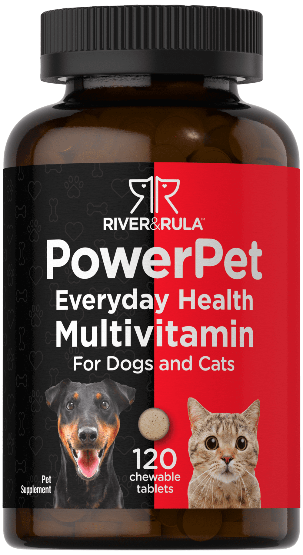 Pet Multivitamins for Dogs & Cats | 120 Chewable Tablets | River & Rula ...