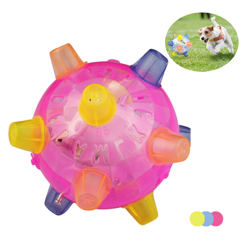 Pet Music Shake Dancing Ball Toy, Dogs Light Up Jumping Ball Toys ...