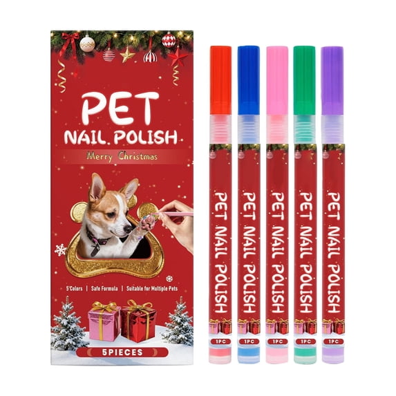 Kinbax Pet Nail Polish Set With Portable Design For Creative Nail ...