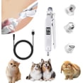 Pet Nail Trimmer, 2-in-1 Rechargeable LED Smart Display Pet Nail ...