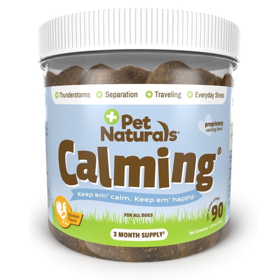 Pet Naturals of Vermont - Canine Calming Chews, Stress & Anxiety Relief ...