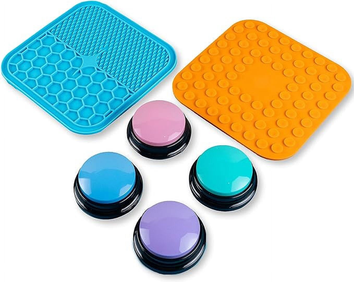 Pet Nest Dog Buttons for Communication and Lick Pads - Set of 4 ...