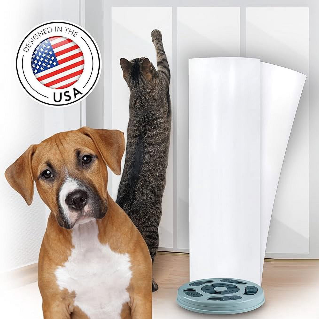 Pet Nest Door Protector from Dog Scratching - Invisible Dog Scratch ...