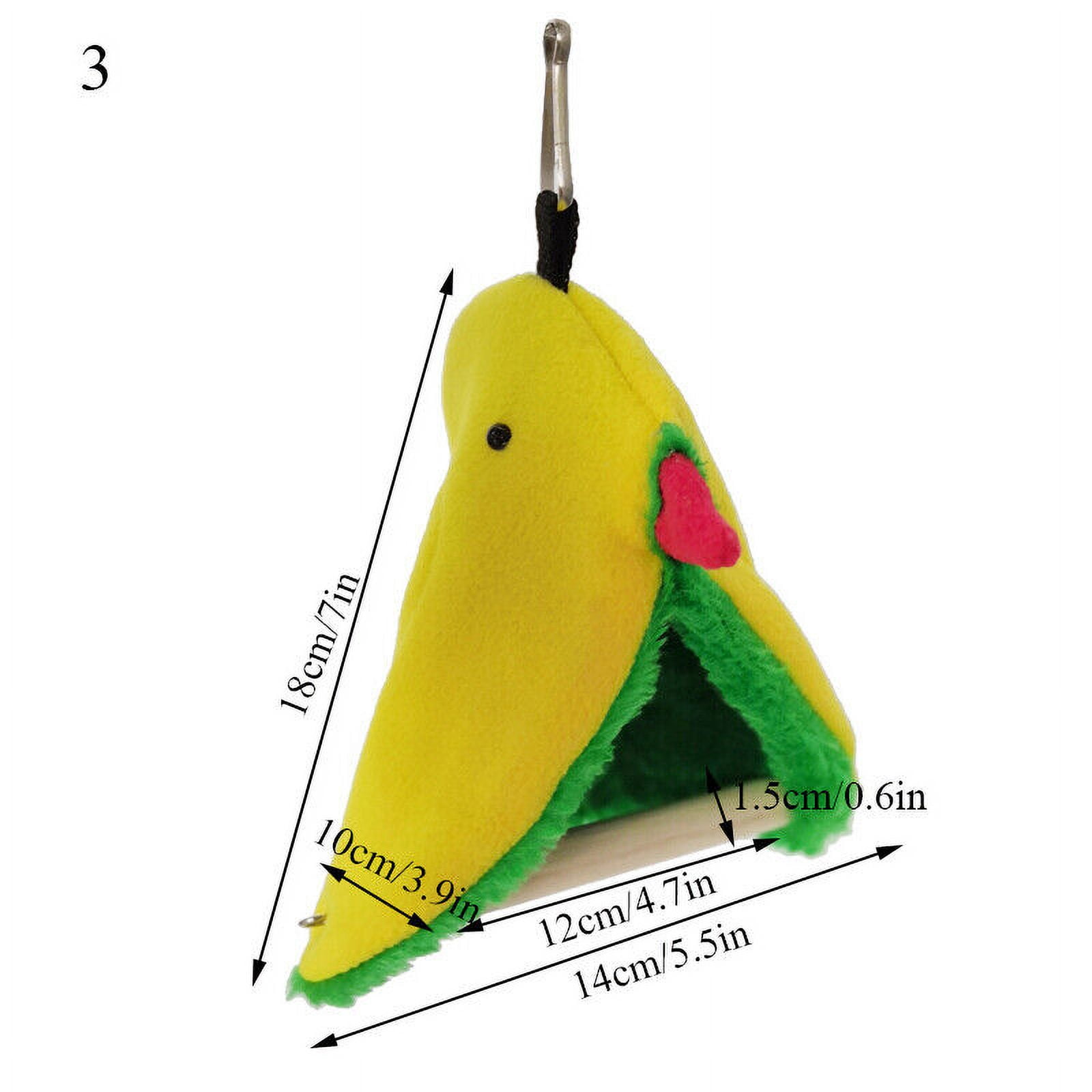 Pet Nest Plush Bird Cave Cage Hut Tent Parrot Hammock Warm Hanging ...