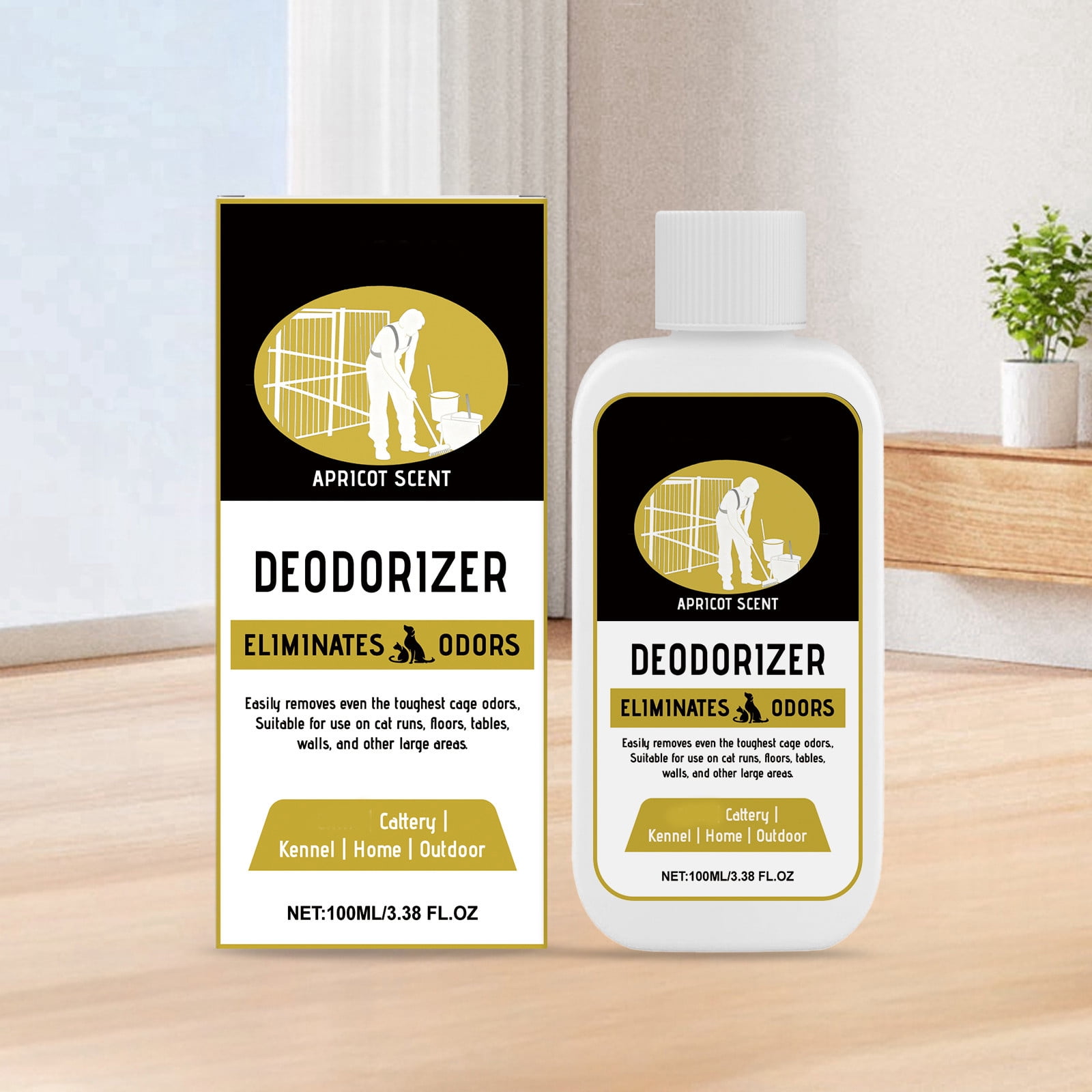 Pet Odor Eliminator for Removing Dog Urine Feces Odors, for Strong Odor ...