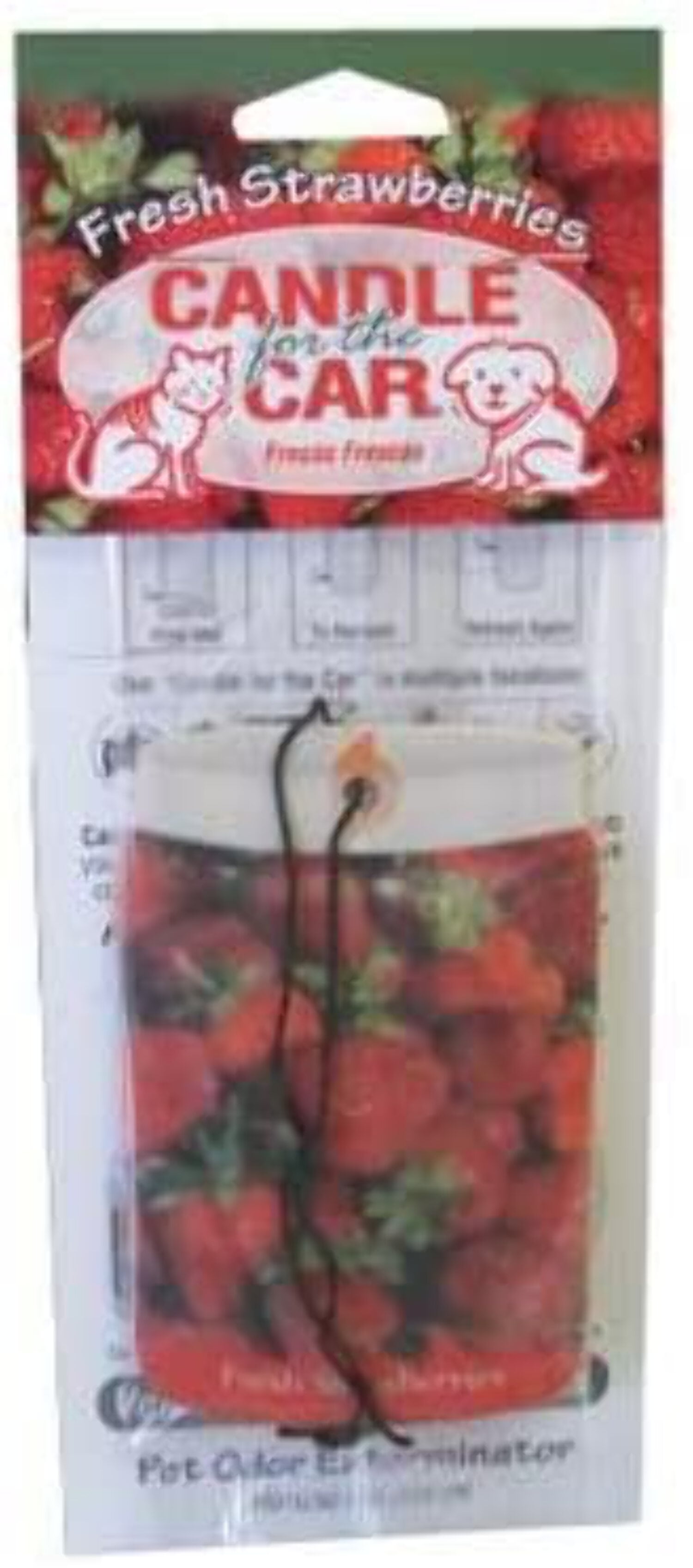 Pet Odor Exterminator CAR HANGER KIWI TWISTED STRAWBERRY - Walmart.com