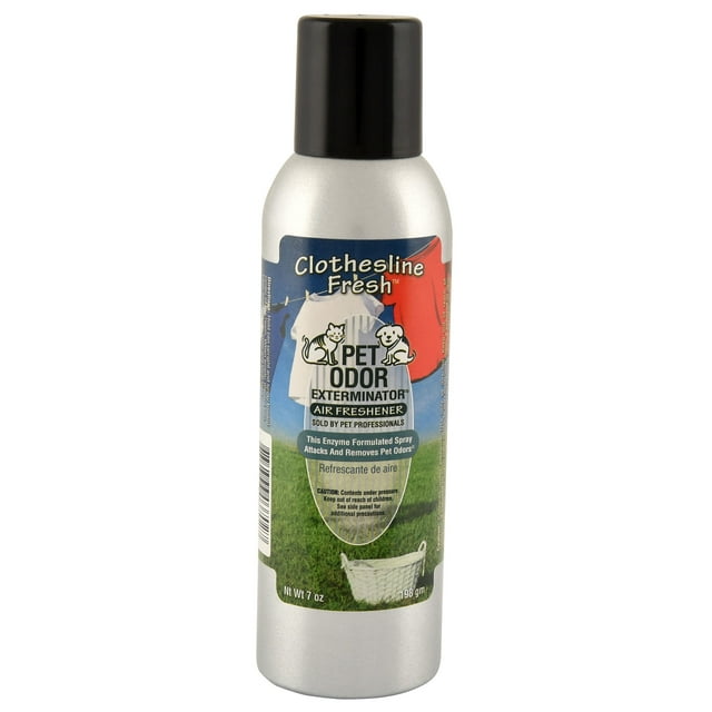 Pet Odor Exterminator Clothesline Fresh Spray (7 oz) - Walmart.com