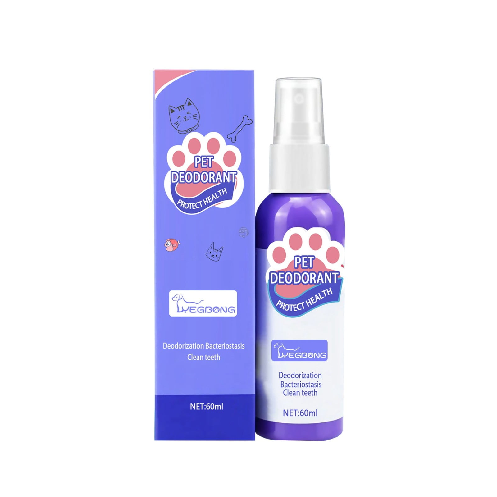 Pet Oral Care Breath Freshening Spray - 60ml Natural Teeth Cleaning ...